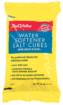 Water Conditioning Salt Cubes, With Resin Kleen, 40 Lbs. - True Value ...