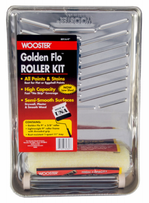 Golden Flo Roller Kit, 3/8-In. Nap, 9-In. - True Value Hardware
