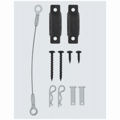 Anti-Tip Furniture Kit, Wall Mount Bracket & Cable - True Value Hardware