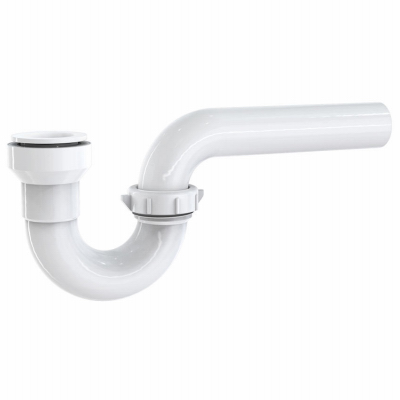 Insta-Plumb Push-Fit Bathroom Sink P-Trap, White, 1-1/2 In. - True ...