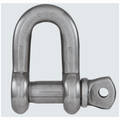D Shackle, Stainless Steel, 1/2 In. - True Value Hardware