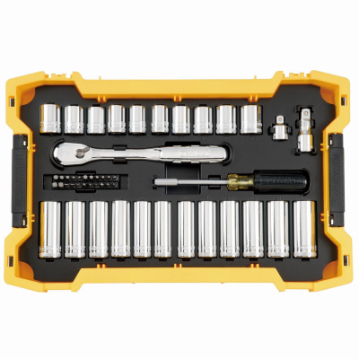 85-Pc. Mechanic Socket Tool Set, 1/4 and 3/8 In. Drive - True Value ...