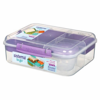 Bento Box To Go Lunch Box with Fruit Pot, 55.7 oz. - True Value Hardware