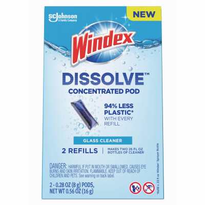 Dissolve Concentrated Pod Glass Cleaner Refills, Original Scent, 2-Pk ...