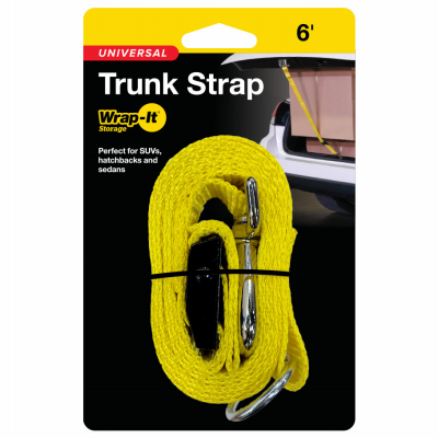 Trunk Strap, Yellow, 6.5 Ft. - True Value Hardware