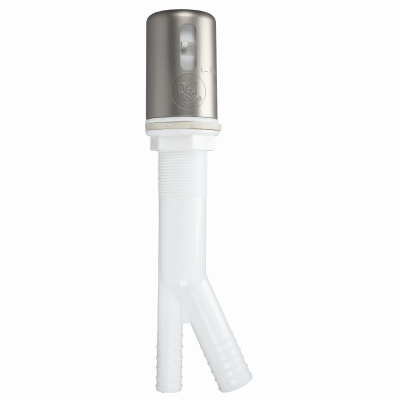 Dishwasher Air Gap Body & Cap, Brushed Nickel - True Value Hardware