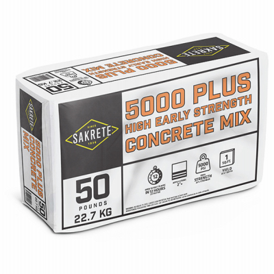 5000 Plus High Early Strength Concrete Mix, 50 Lbs. - True Value Hardware