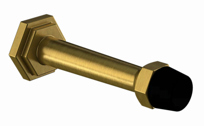 Powell Door Stop, Brushed Gold - True Value Hardware