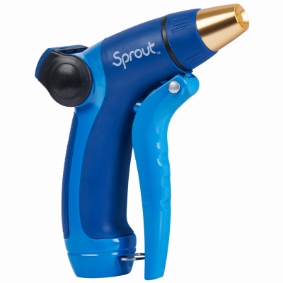 Sprout Hose Nozzle, Front Trigger, Adjustable, Blue - True Value Hardware