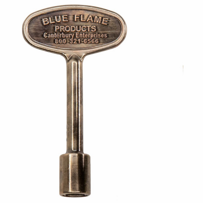 Universal Gas Valve Key, Antique Brass, 3 In. - True Value Hardware