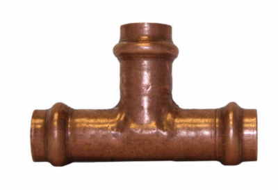 Copper Pipe Tee, 1 In. Press - True Value Hardware