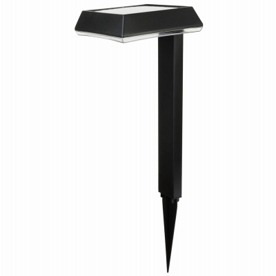 Bright Solar Stake Light, Black Plastic, 100 Lumens - True Value Hardware