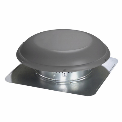 Round Static Roof Vent, Weatherwood, 144 Sq. In. - True Value Hardware