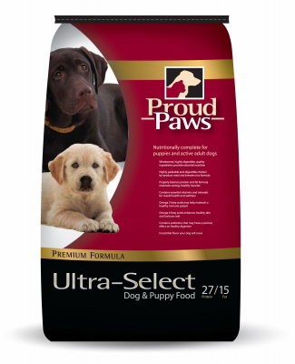 Ultra-Select Dog and Puppy Food, 27/15 Formula, 40 Lb. Bag - True Value ...