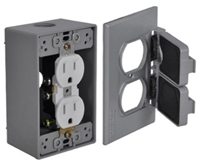 Gray Duplex Outlet Kit - True Value Hardware
