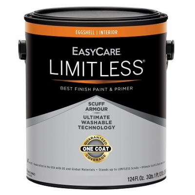 Limitless Interior Paint & Primer, Medium Base Eggshell Acrylic Latex ...