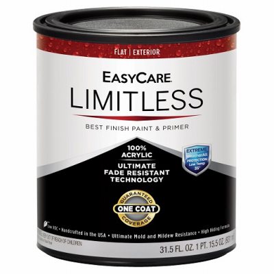 Limitless WeatherAll Exterior House Paint & Primer, Medium Base Flat ...