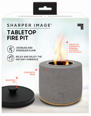 Tabletop Personal Fire Pit, Uses Isopropal Alcohol - True Value Hardware