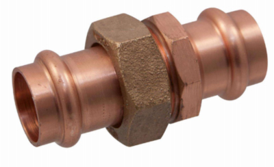 Copper Pipe Union, 3/4 In. Press by Press - True Value Hardware