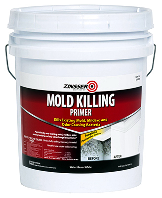 Mold Killing Primer, White, 5 Gallon - True Value Hardware