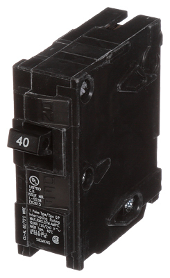 Single Pole Circuit Breaker, 1 In. Space, 40 Amp - True Value Hardware