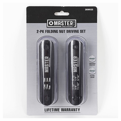 SAE & Metric Nut Driving Sets, (2) 6-Pc. Folding Sets - True Value Hardware