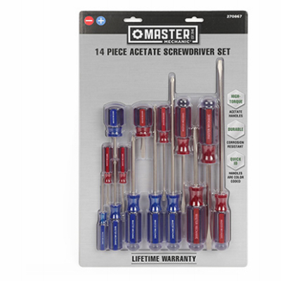 14-Pc. Acetate Screwdriver Set - True Value Hardware