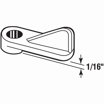 Window Screen Clips, Gray Plastic, 1/16 In., 8-Pk. - True Value Hardware