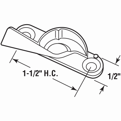 Single Hung Window Sash Lock, Aluminum, 2-Pk. - True Value Hardware