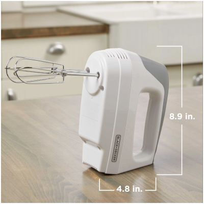 5-Speed Lightweight Hand Mixer, White - True Value Hardware