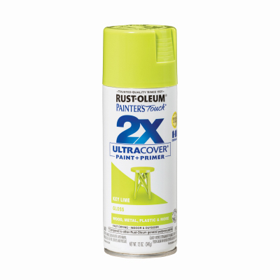 Painter's Touch 2X Spray Paint, Gloss Key Lime, 12-oz. - True Value ...