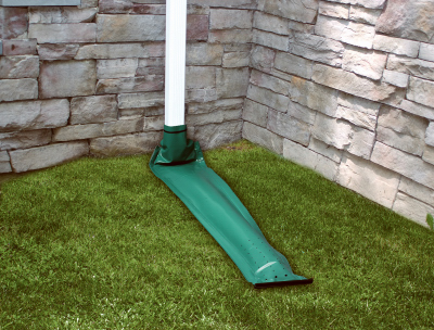 Automatic Downspout Extender, Green, 46 x 8.5-In. - True Value Hardware