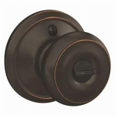 Aged Bronze Georgian Entrance Lockset - True Value Hardware