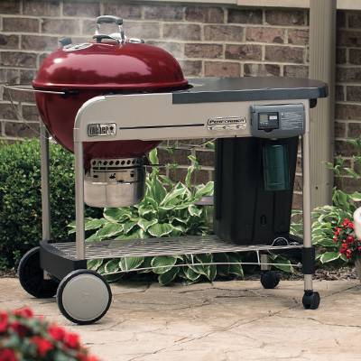Performer Deluxe Charcoal Grill, Crimson, 22 In. - True Value Hardware