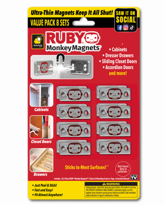 Monkey Magnets Door & Drawer Closers, 8-Pk. - True Value Hardware