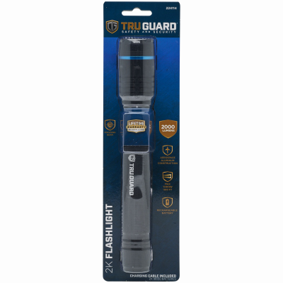 Rechargeable Tactical Flashlight, 2000 Lumen - True Value Hardware