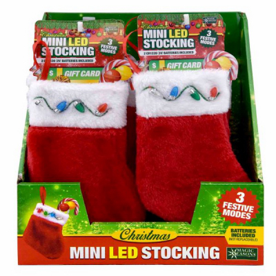 LED Lighted Christmas Stocking, 3 Modes - True Value Hardware