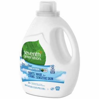 Biodegradable Free & Clear Liquid Laundry Detergent, 90 oz. - True ...