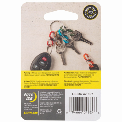 S-Biner MicroLock Aluminum, 5-Pk., Assorted Colors - True Value Hardware