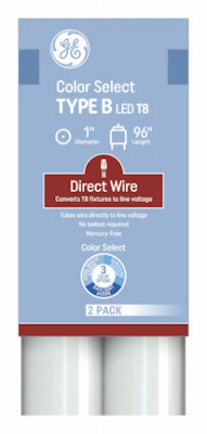 LED Linear Light Bulbs, T8 Shape, 43 Watts, 96 In. 2-Pk. - True Value ...