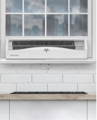 Transom Window Fan, Remote Control, 4-Speeds - True Value Hardware