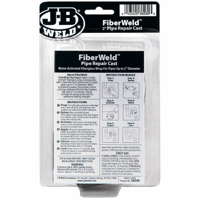 FiberWeld Pipe Repair Cast Kit with FiberFix, 2 In. Pipes - True Value ...