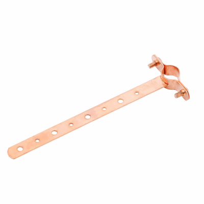 Copper-Plated Pipe Hanger, Milford Type, 1/2 x 6 In. - True Value Hardware