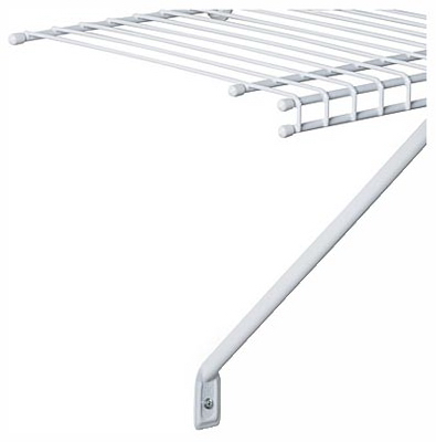 All-Purpose Wire Shelf Kit, White, 4-Ft. x 12-In. - True Value Hardware