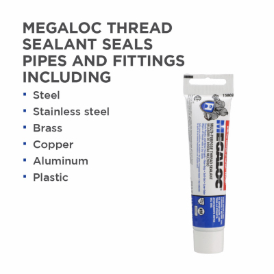 Hercules Megaloc Thread Sealant, 1.1 oz. - True Value Hardware