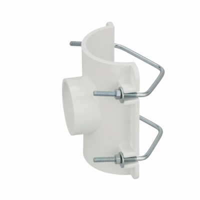 Schedule 40 DWV PVC Saddle Tee Pipe Kit, 3 x 2 In. - True Value Hardware