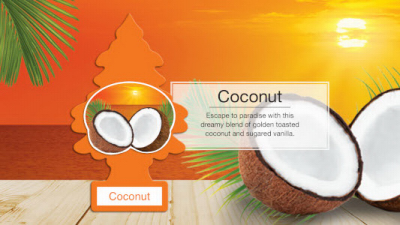 Car Air Freshener, Coconut - True Value Hardware