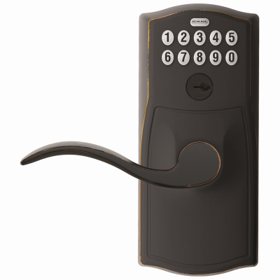 Aged Bronze Keypad Entry Lockset With Flex Lock - True Value Hardware