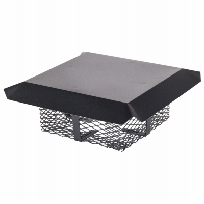 Adjustable Chimney Cap, Black Steel, 3/4 In. Mesh - True Value Hardware