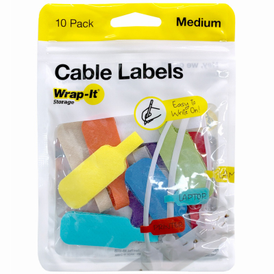 Cable Labels, Assorted Colors, 10-Pk. - True Value Hardware